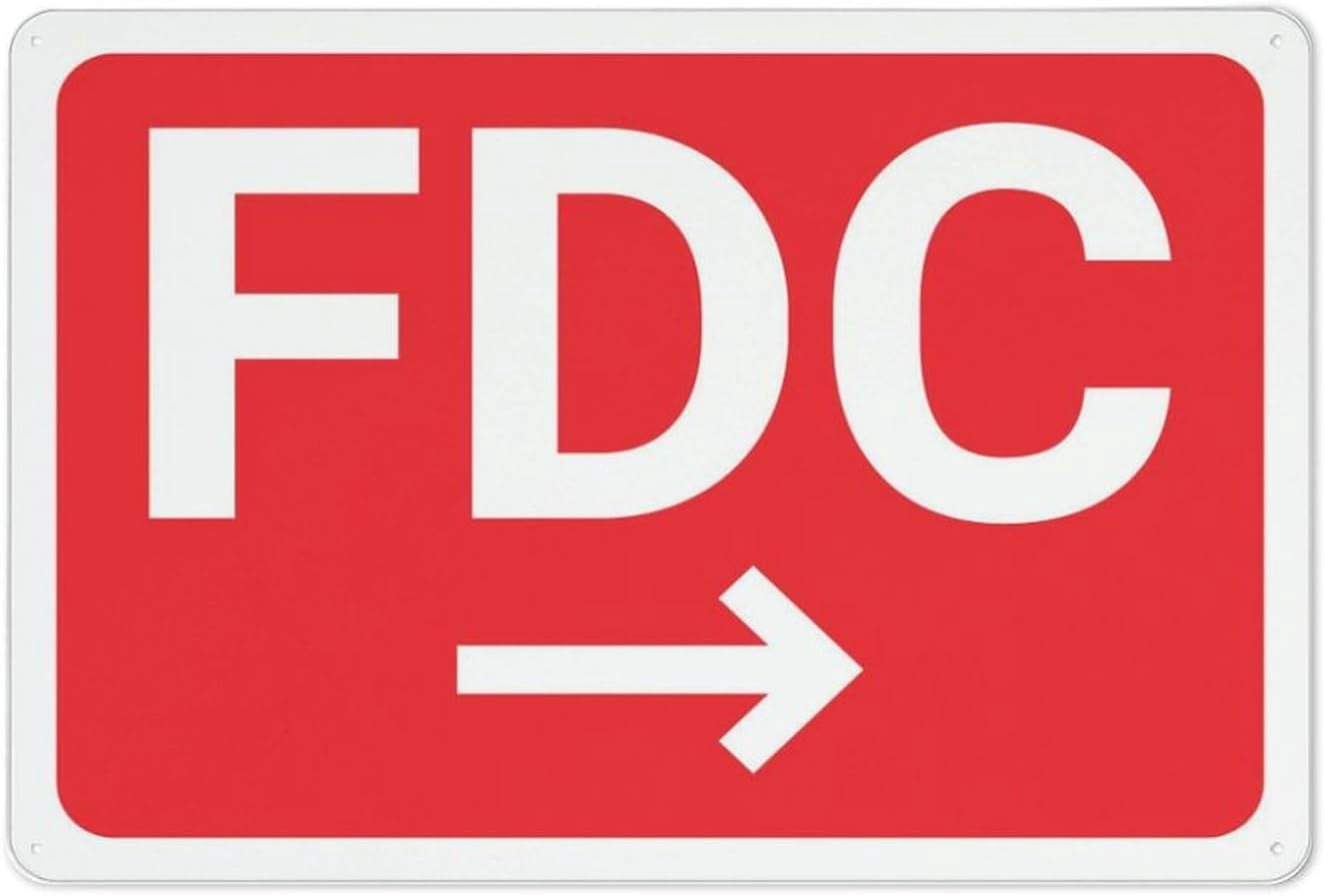 Fdc Arrow Right Red Sign Safety Restriction Alert Attention Caution ...