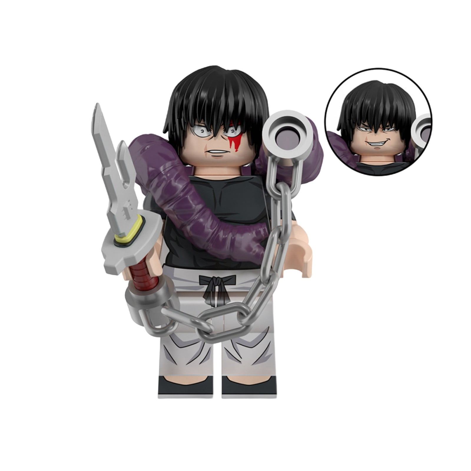 Yanxiao Jujutsu Kaisen Fushiguro Toji Action Figure Minifigures ...