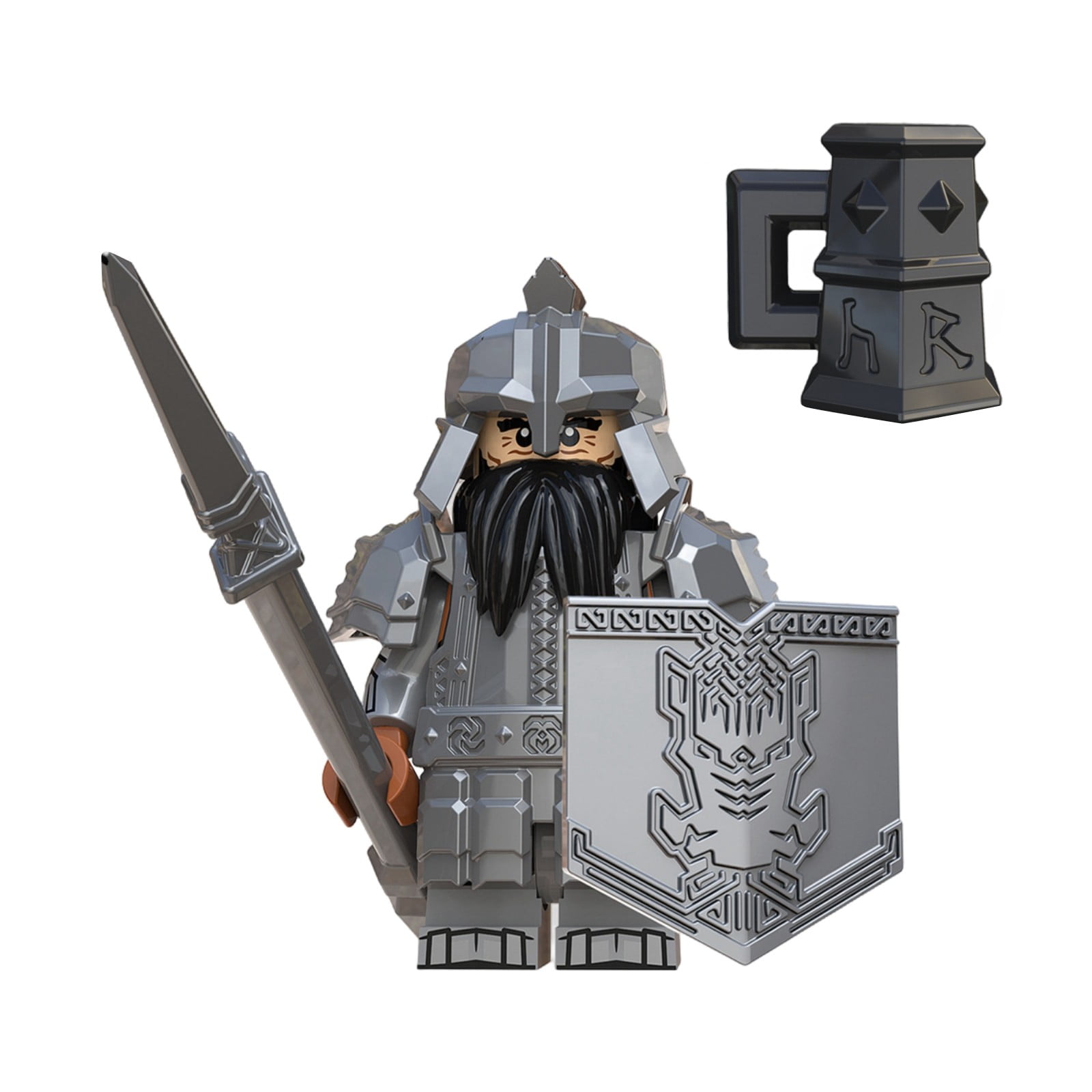 Fddxhl Lord of the Rings Minifigures Building Block Set, Hobbit Mini ...