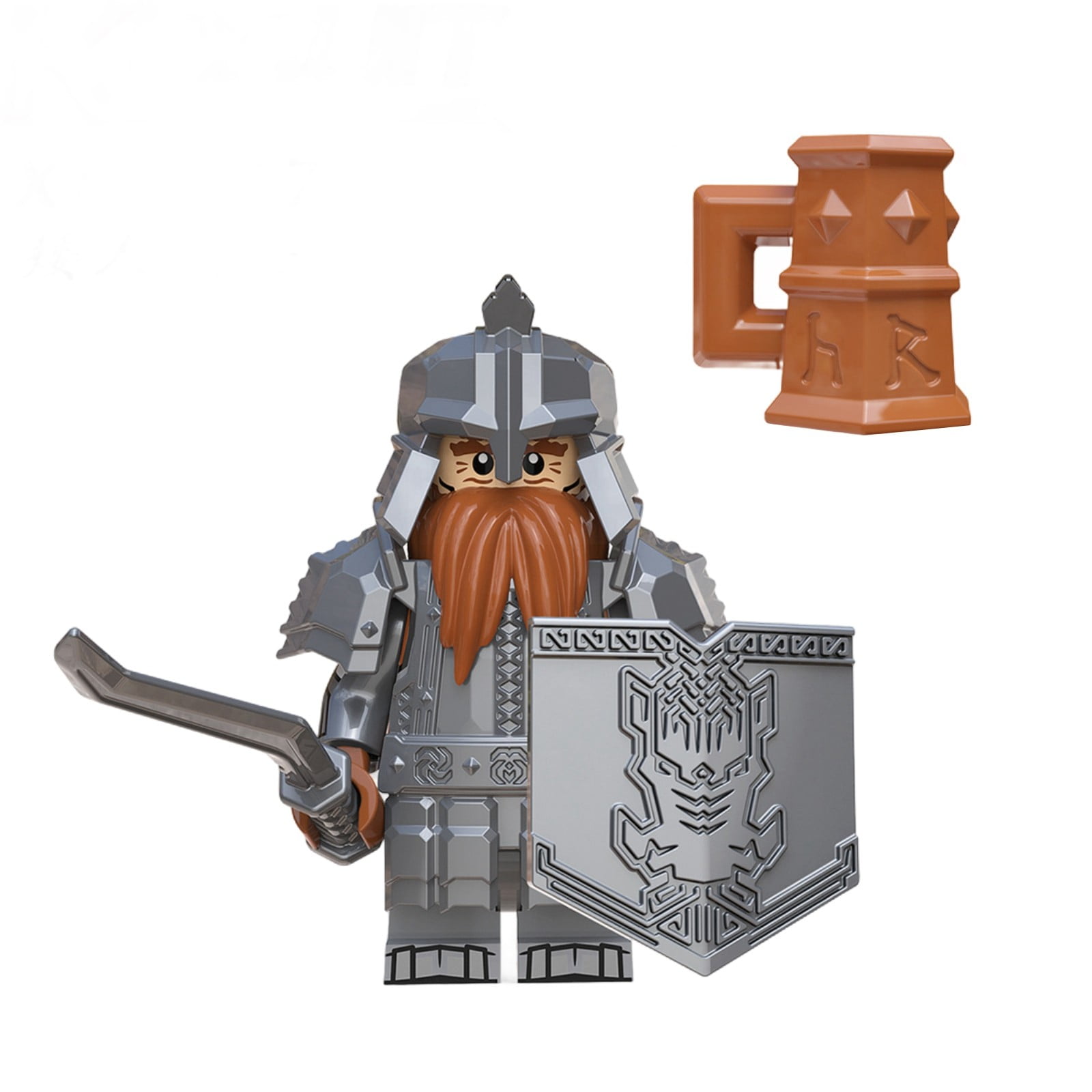 Fddxhl Lord of the Rings Minifigures Building Block Set, Hobbit Mini ...