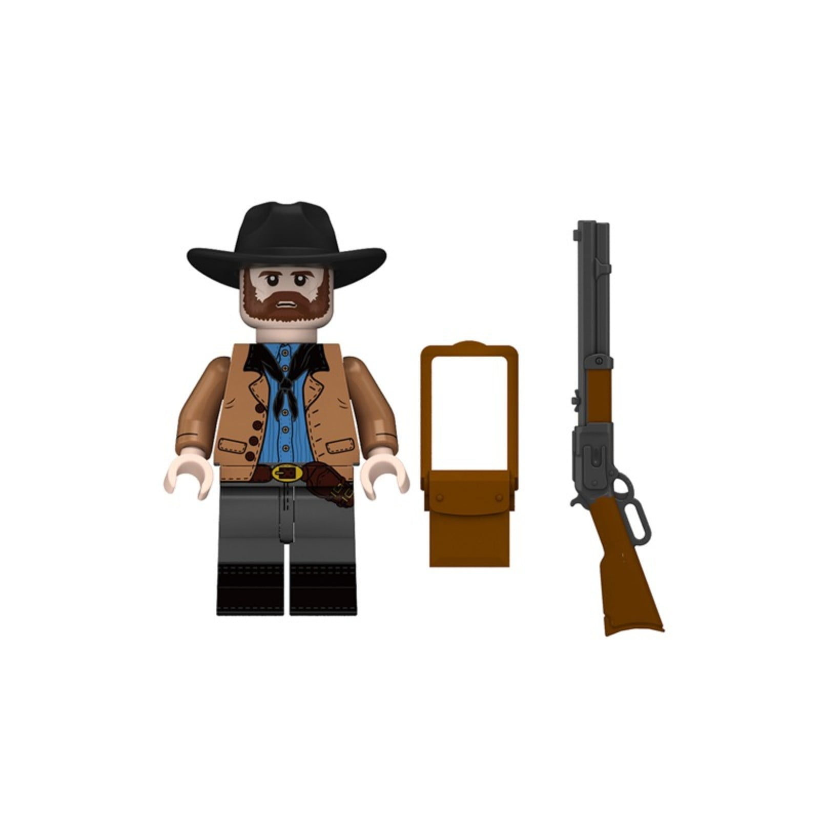 Yanxiao Red Dead Redemption Minifigures Building Blocks – Cowboy Outlaw ...