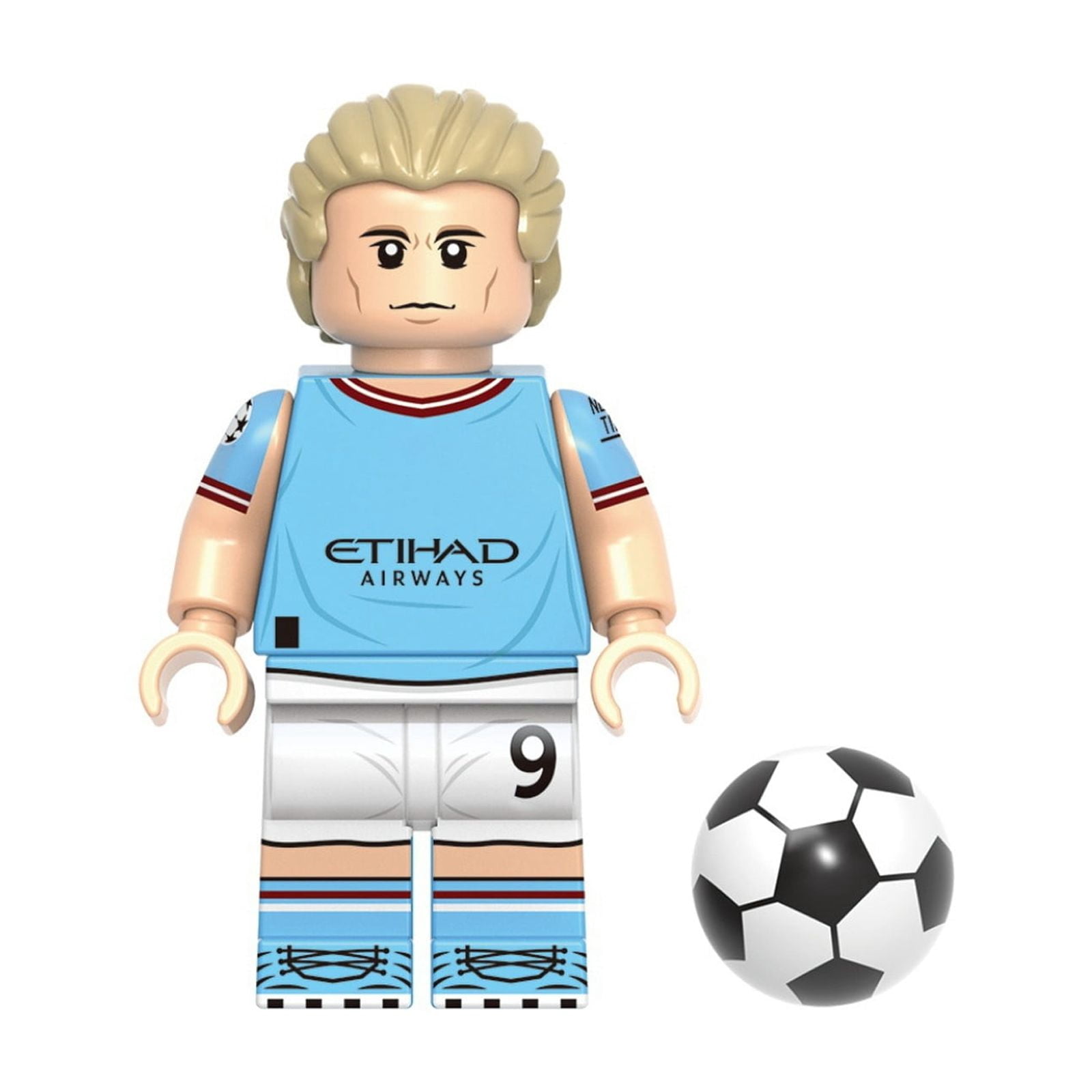 Fddxhl Soccer Minifigures Building Block Set - Iconic Football Stars ...