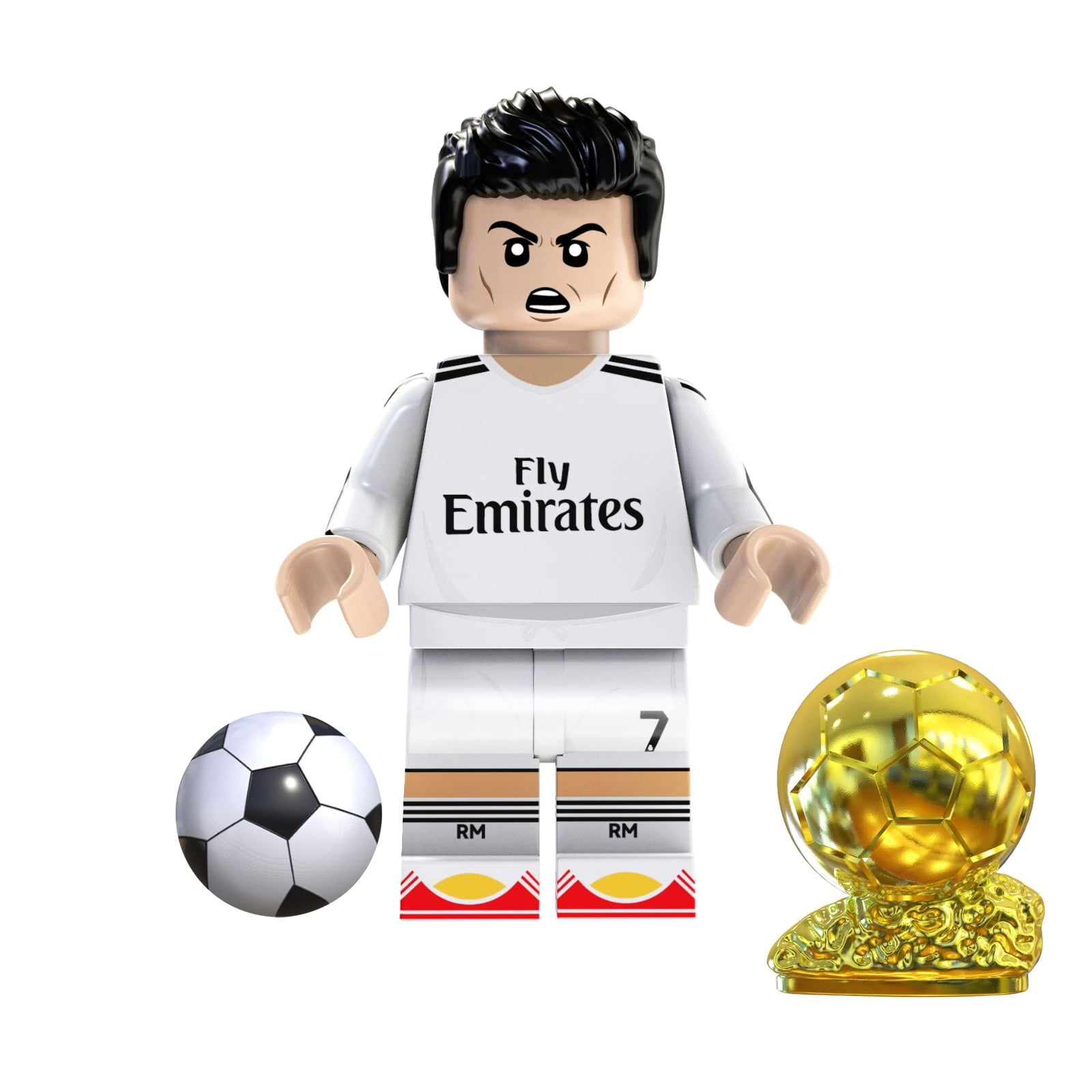 Fddxhl Soccer Minifigures Building Block Set - Iconic Football Stars ...