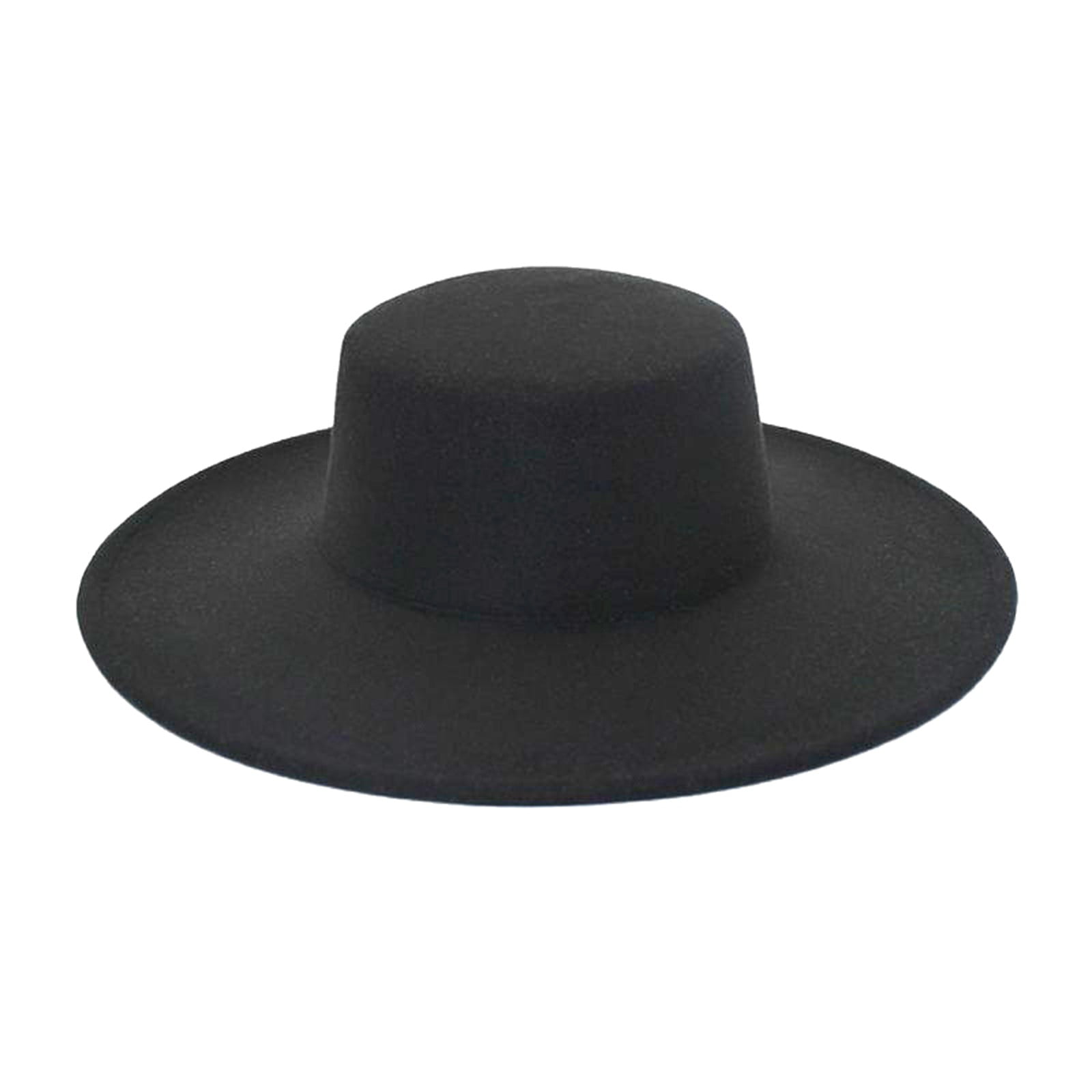 Fdelink Fedora Hat Top Hat Fedora Hats for Men Women Elegant Winter ...