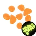 Fdelink Glowing Stones Glow in the Dark Pebbles Luminous Stones Rocks ...
