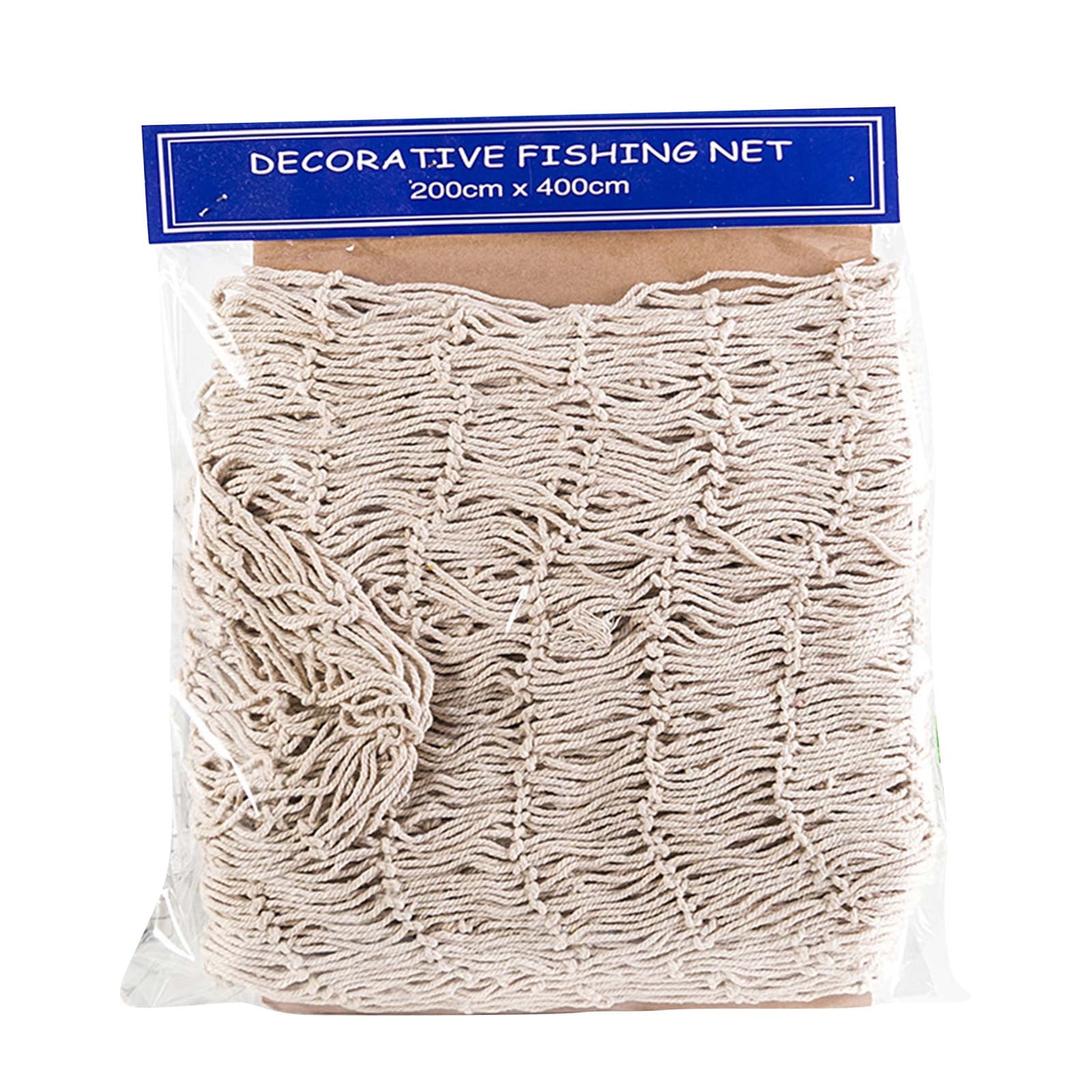 Fdelink Hangs Nautical Fishing Net Shell Coastal Design Seaside Wall ...