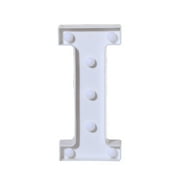 Efavormart 6" 3D Gold Marquee Letters 5 LED Light Up Letters Warm White ...