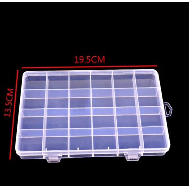 15 Grids Jewelry Nail Art Beads Tool Craft Adjustable Organizer Storage ...