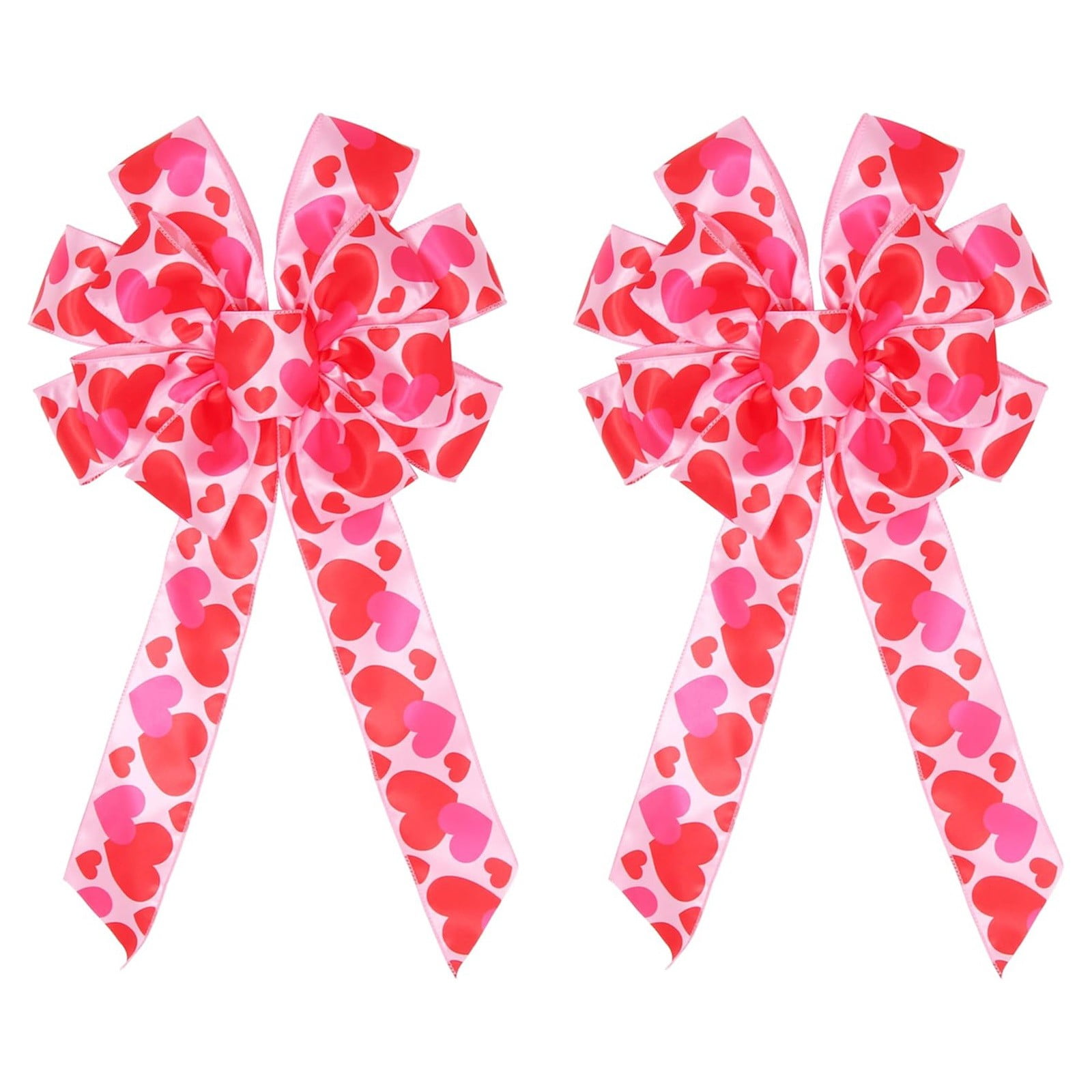 Fdelink Two Valentine's Day Ribbons One Has a Valentine's Day Wreath ...