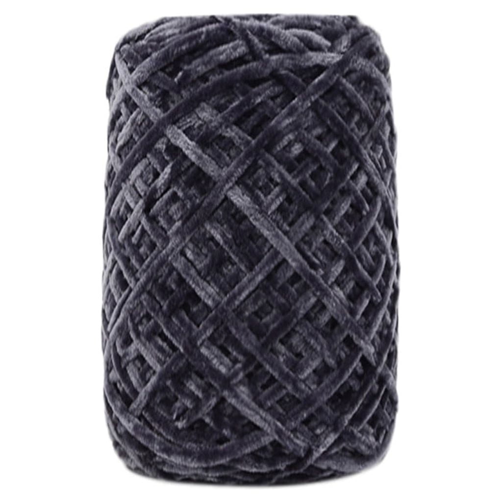 Fdelink Velvet Yarn 100G Gold Velvet Yarn Roving Scarf Knit Wool Yarn ...