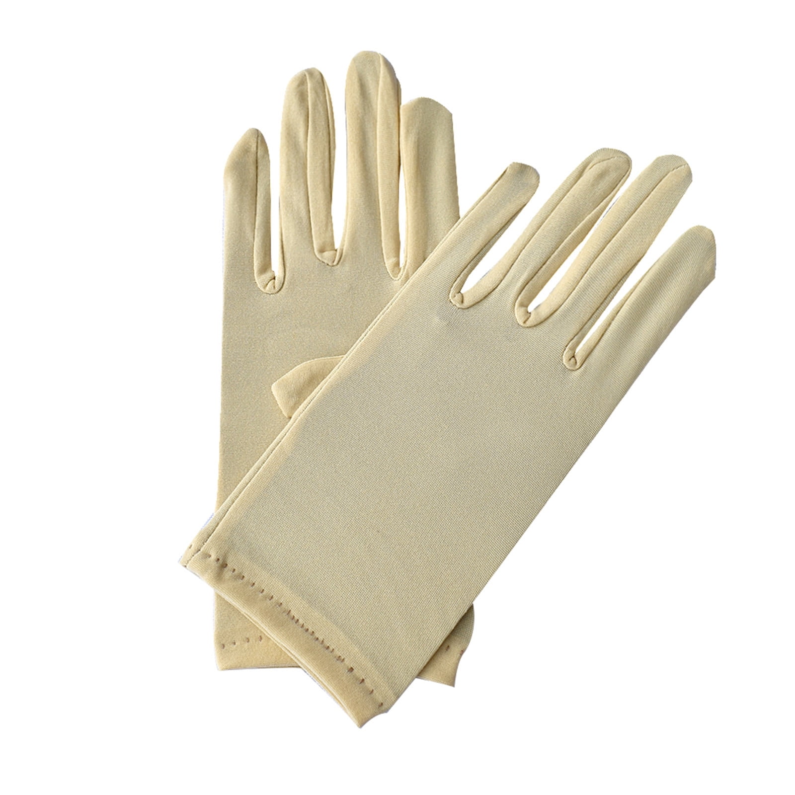 Fdelink Women Fashion Solid Color Short Stretch Ceremonial Dance Gloves ...