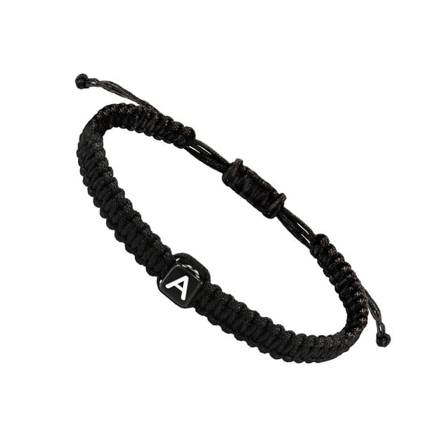Fdelink a Bracelet Initial String Bracelets for Women Men Teen Girls Boys Handmade Rope Braided Bracelet Minimalist Jewelry Matching Couple Bracelets Walmart Business Supplies