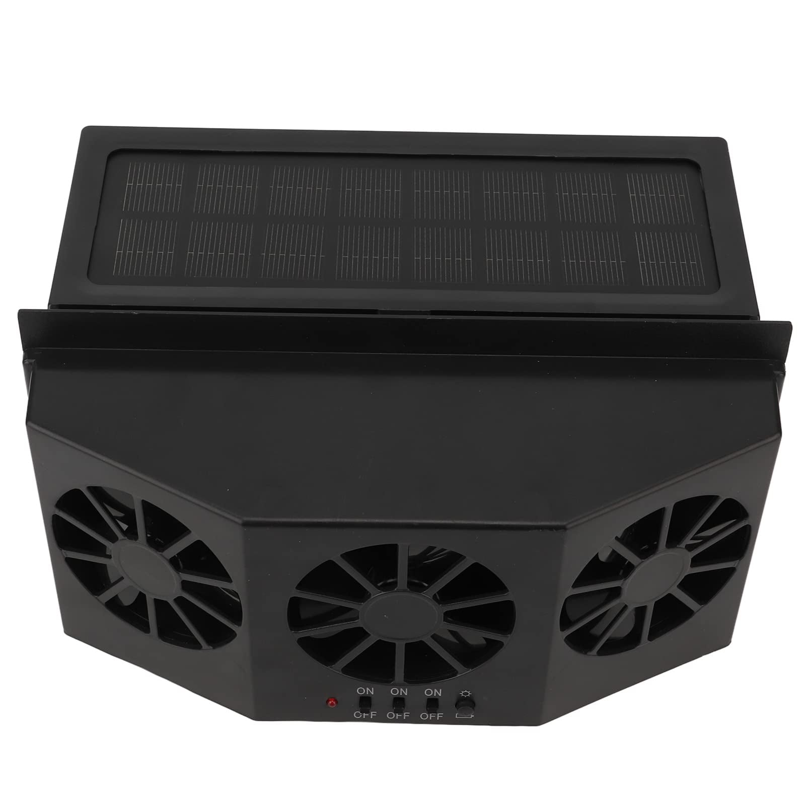 Fdit 1.5w Solar Powered Car Ventilator, Solar Powered Car Ventilator ...