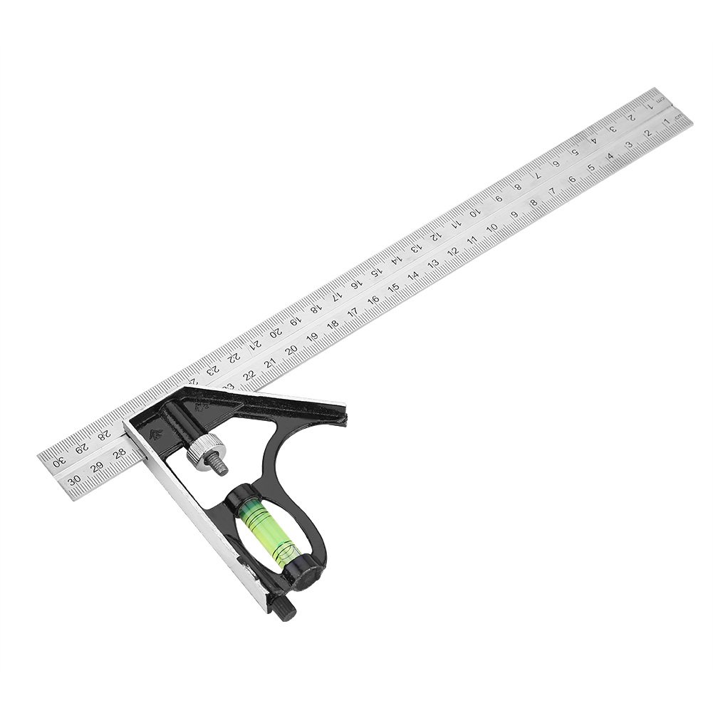 Fdit Adjustable Combination Rule Engineer Measuring Metal Right Angle ...