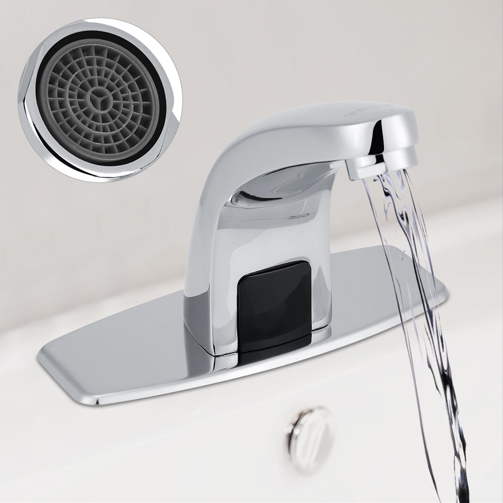 Fdit Automatic Sensor Touchless Bathroom Sink Faucet, Motion Activated ...
