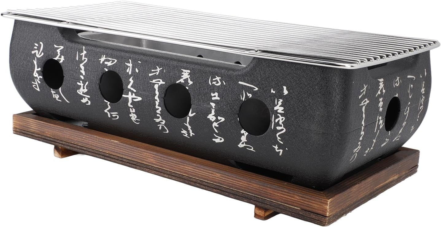 Fdit Japanese BBQ Grill Stove, Portable Charcoal Barbecue Stove for ...