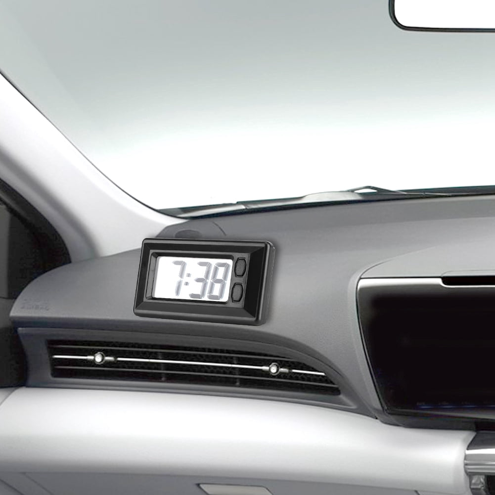 Fdit Table Clock,LCD Digital Table Car Dashboard Desk Electronic Clock ...