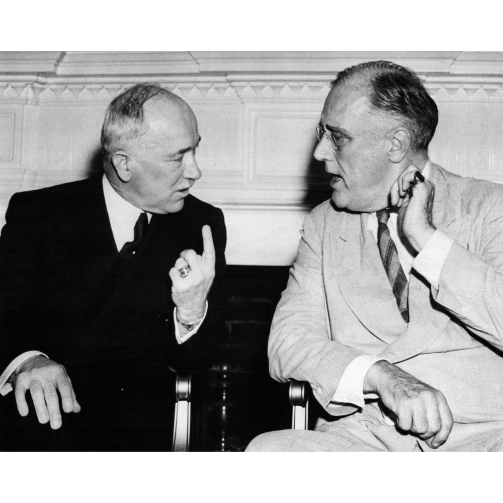 Fdr Presidency. Czech President Edvard Benes With Us President Franklin ...