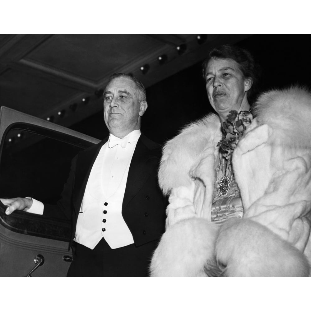Fdr Presidency. Us President Franklin Delano Roosevelt And First Lady Eleanor Roosevelt History ...