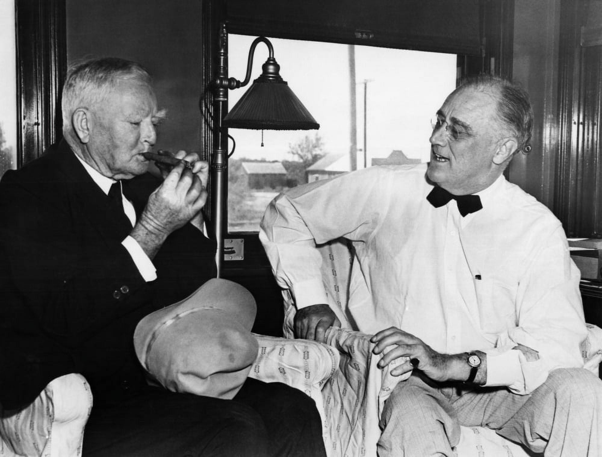 Fdr Presidency. Vice President John Nance Garner With Us President ...