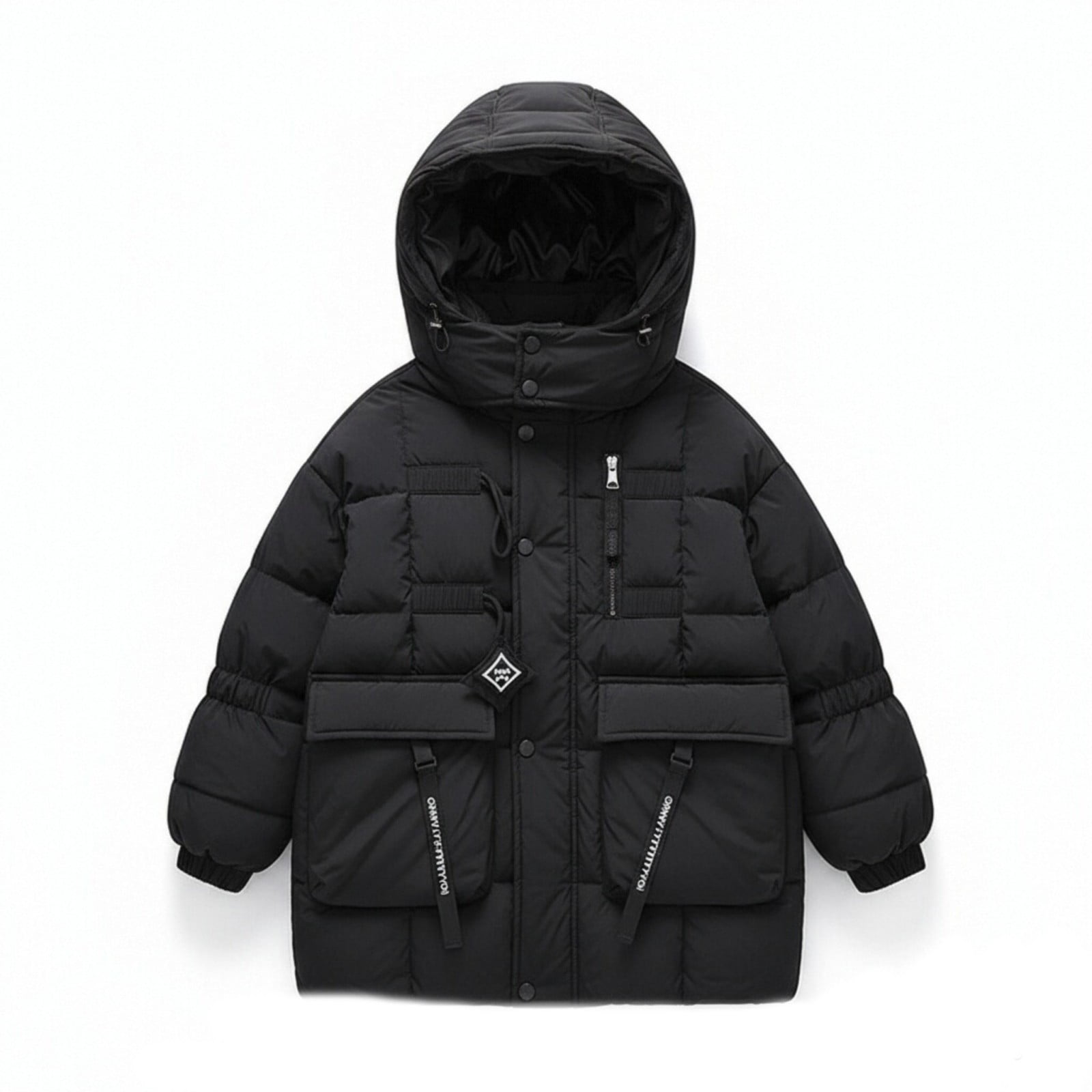 Fdrone Teen Kids Girls Puffer Coat Hooded Fluffy Thick Windproof Water ...