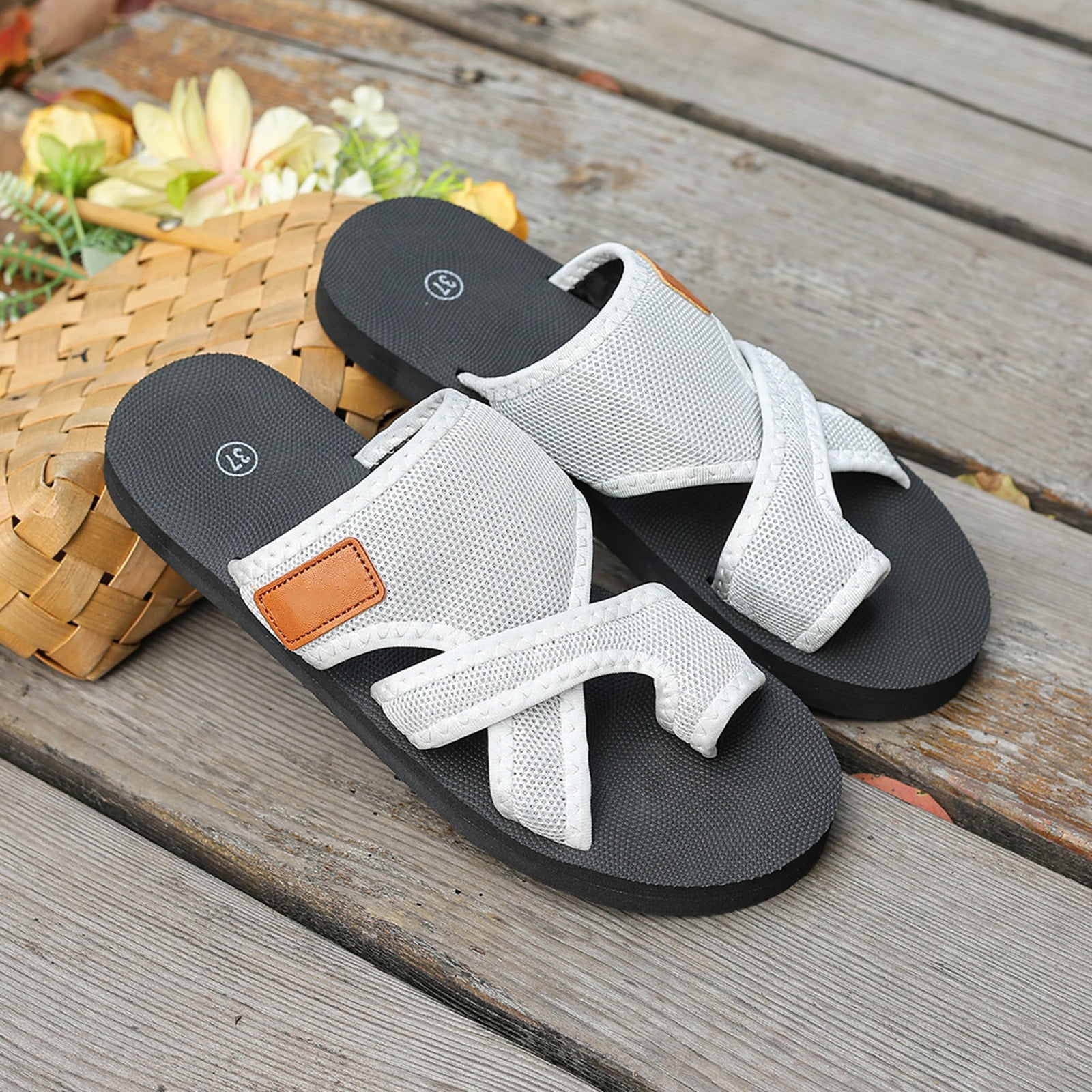 Fdrone Women Orthopedic Sandals Shower Shoes for Women with Arch ...