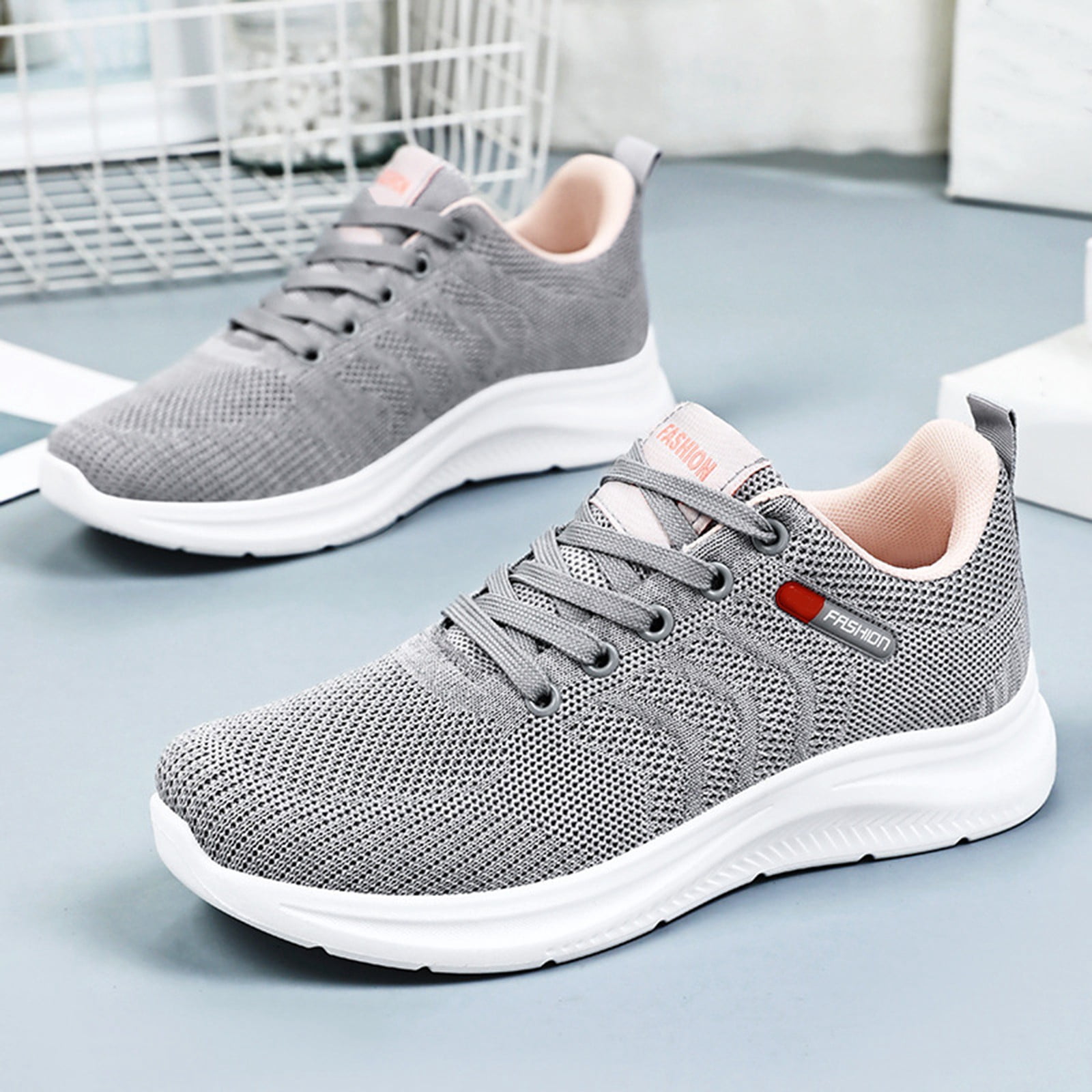 Fdrone Women's Slip-on Walking Shoes Comfortable Lightweight Breathable ...