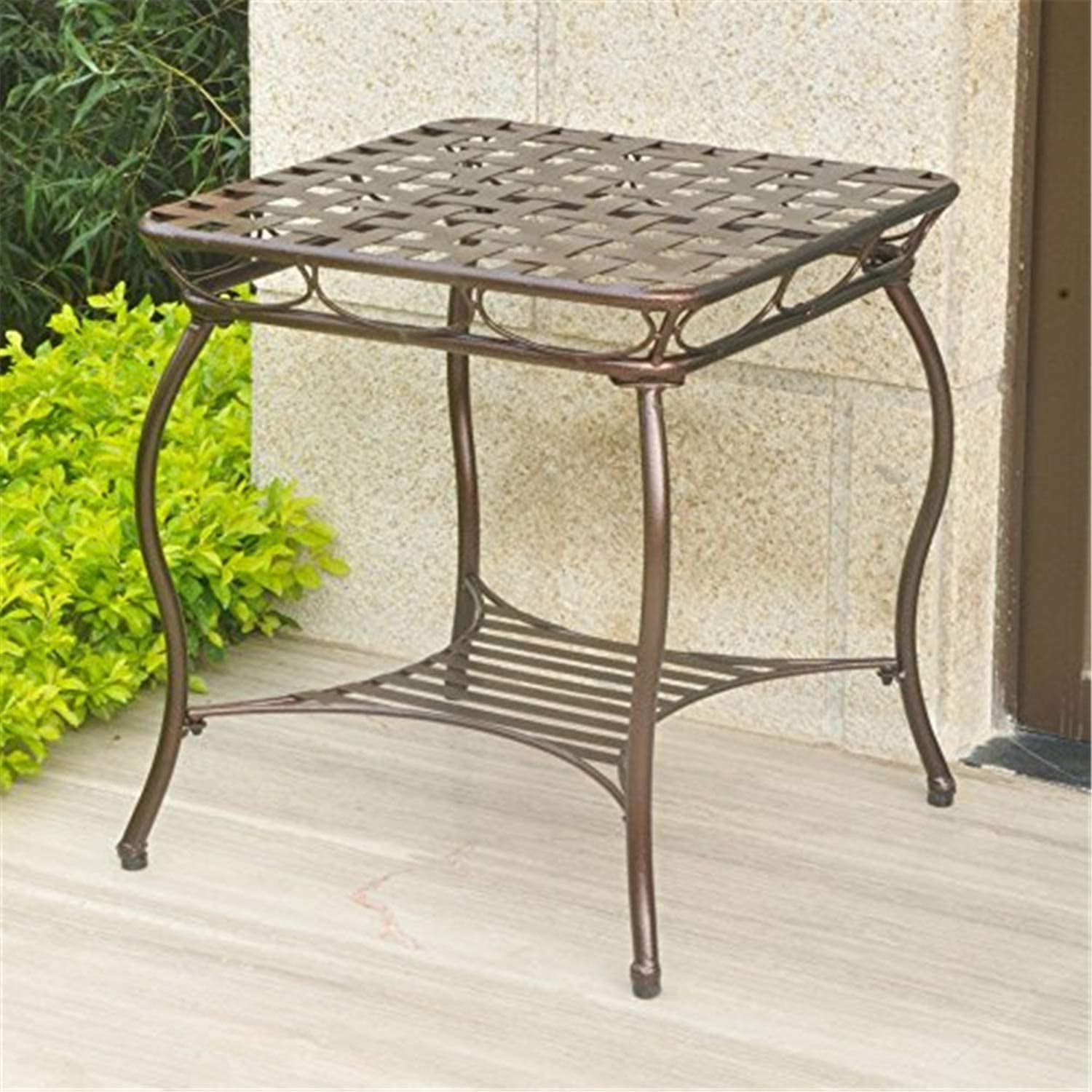 Fe Iron Nailhead Side Table - Walmart.com