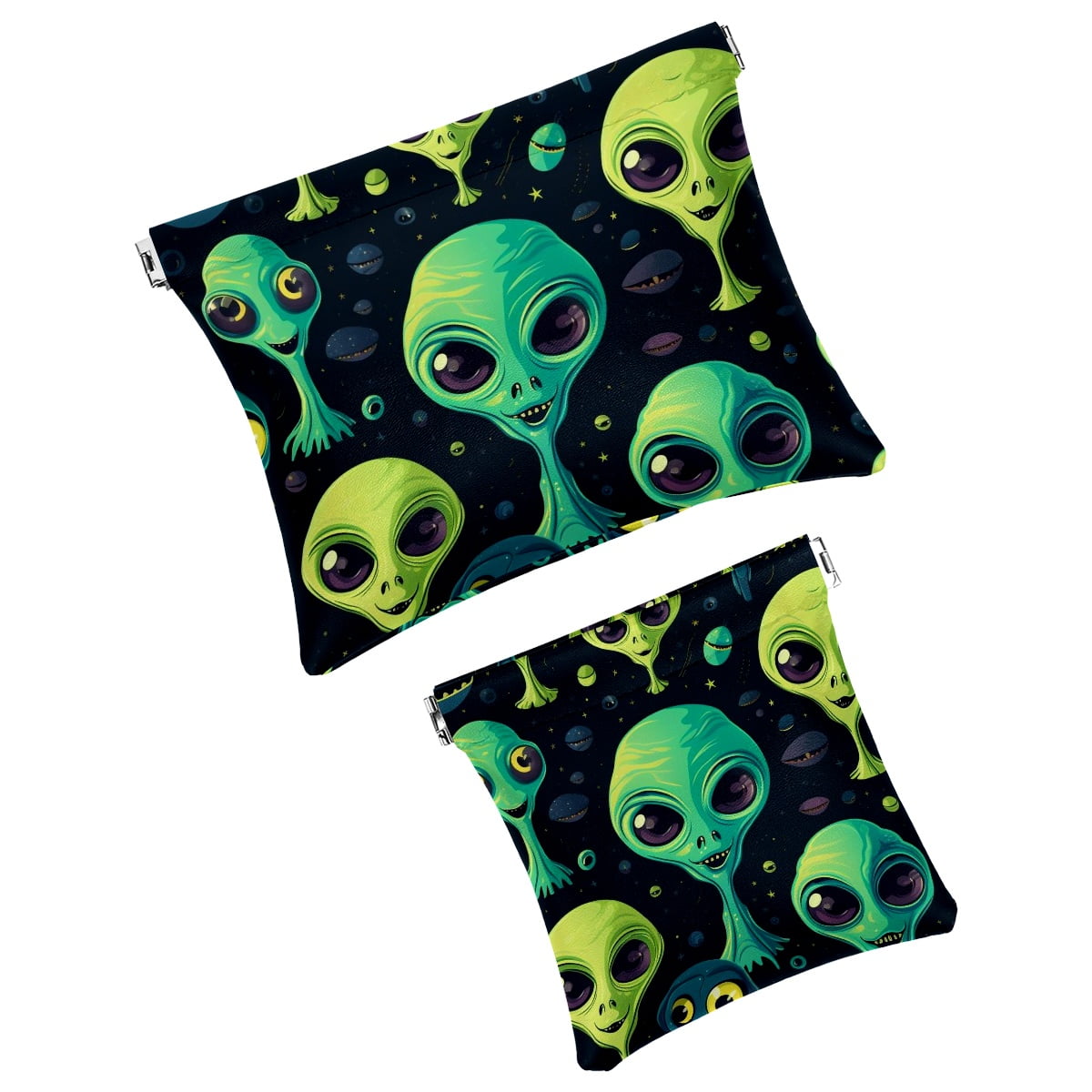 FeBohao 2 PCS Cosmetic Shrapnel Bag Portable Squeeze Purse Makeup ...