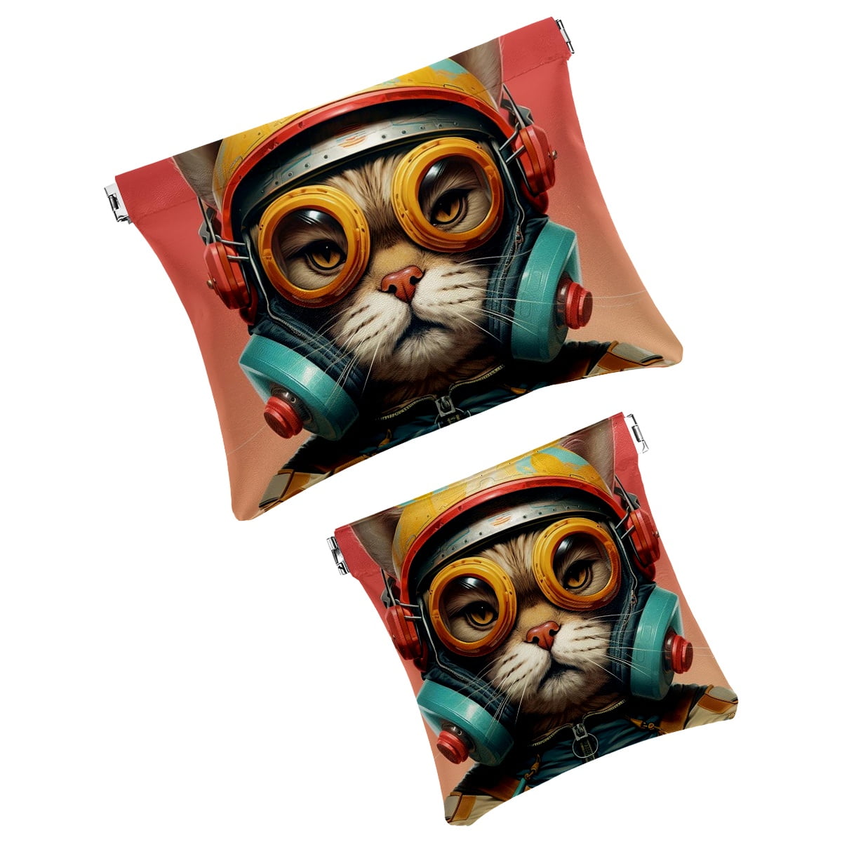 FeBohao 2 PCS Cosmetic Shrapnel Bag Waterproof Makeup Toiletry Bags ...