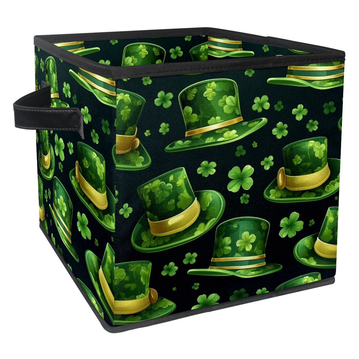 FeBohao Storage Bins Boxes Fabric with Cardboard Cube Collapsible ...