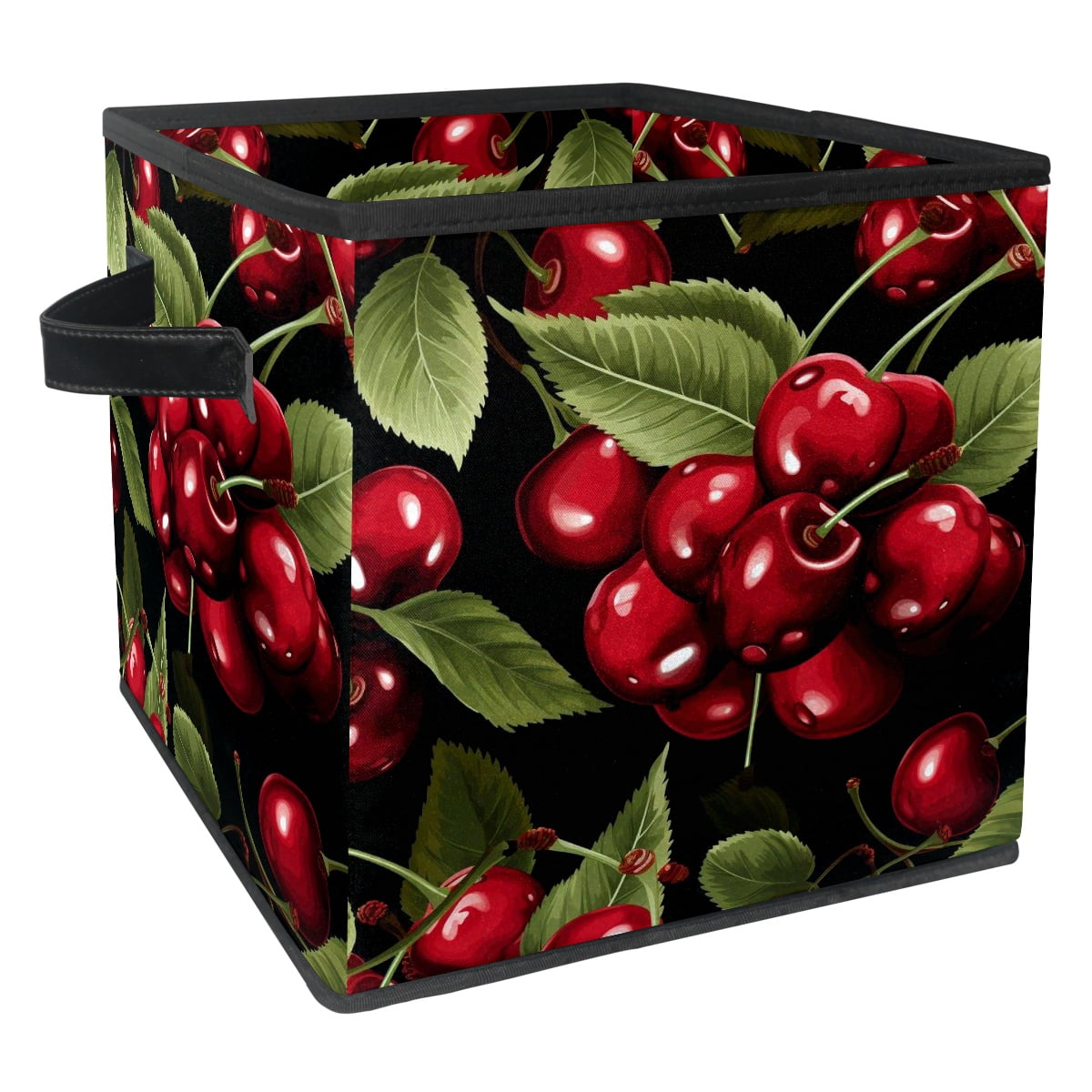 FeBohao Storage Bins Boxes Fabric with Cardboard Cube Collapsible ...