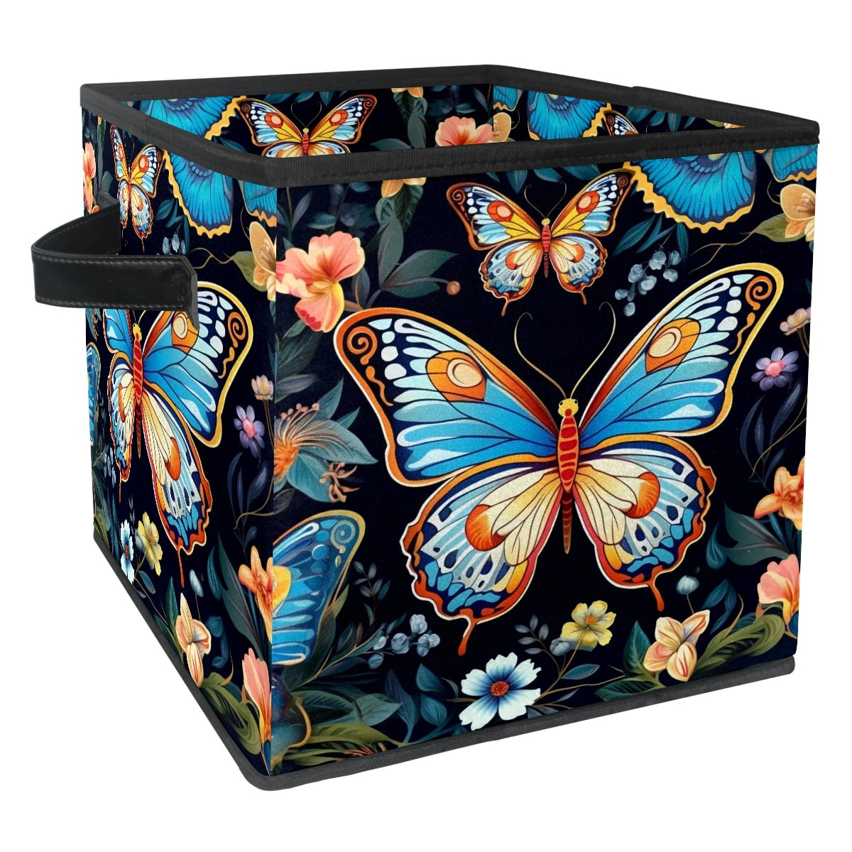 FeBohao Storage Bins Boxes Fabric with Cardboard Large Capacity ...