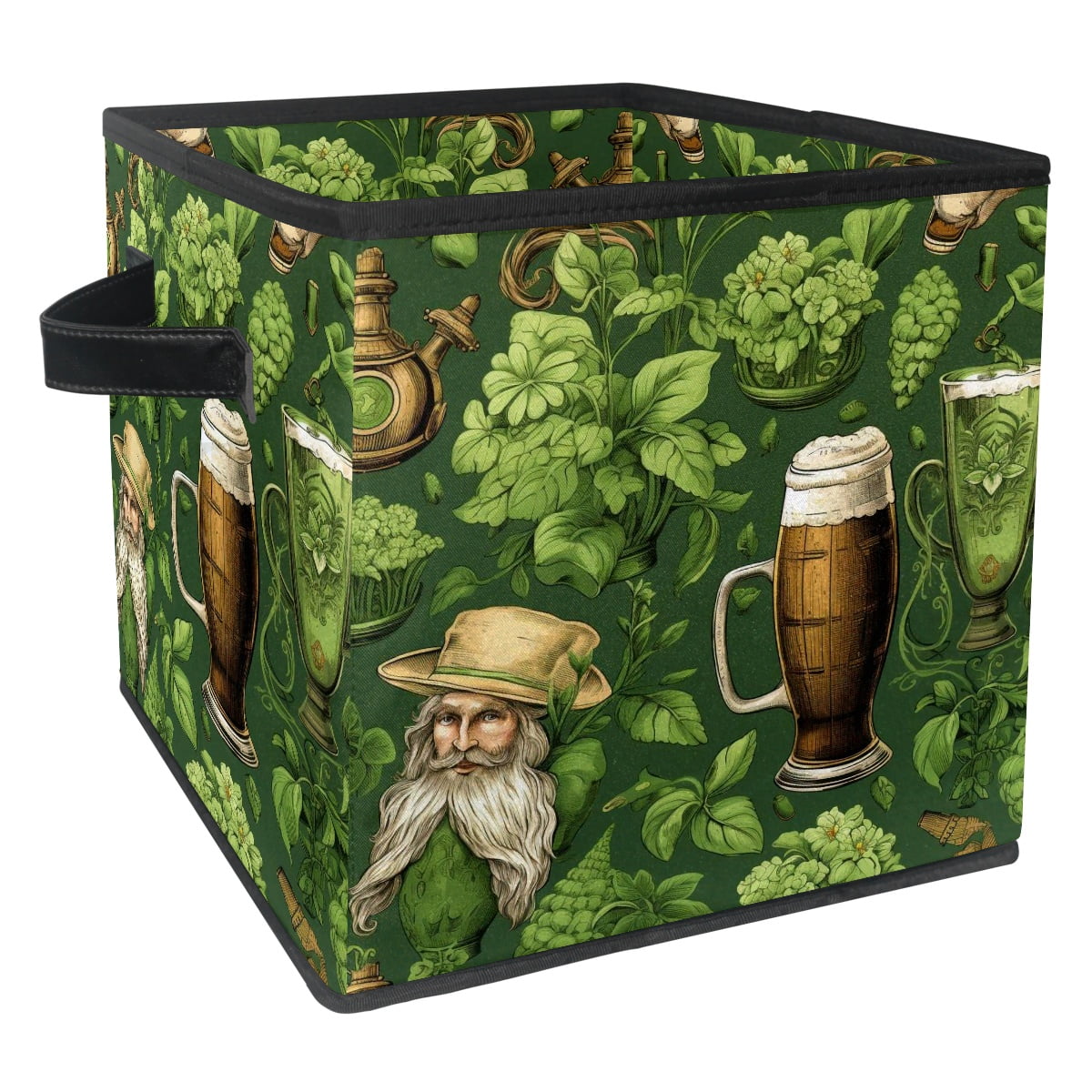 FeBohao Storage Bins Boxes Fabric with Cardboard Large Capacity ...