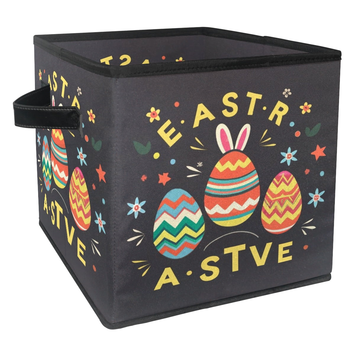 FeBohao Storage Bins Boxes Oxford with Cardboard Medium Foldable ...