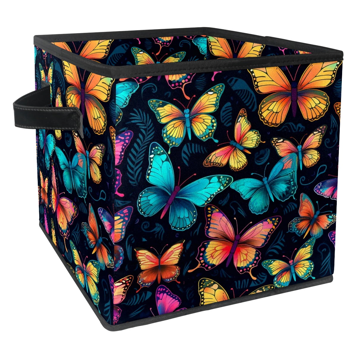 FeBohao Storage Bins Boxes Oxford with Cardboard Medium Foldable ...