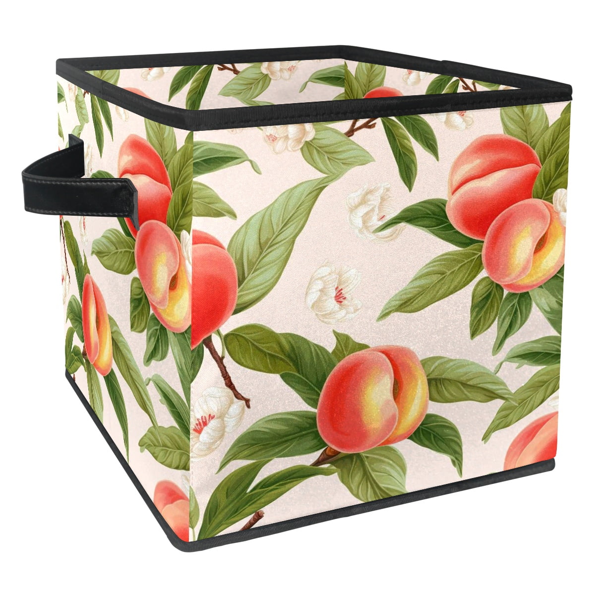 FeBohao Storage Boxes Bins Fabric with Cardboard Cube Foldable Book ...