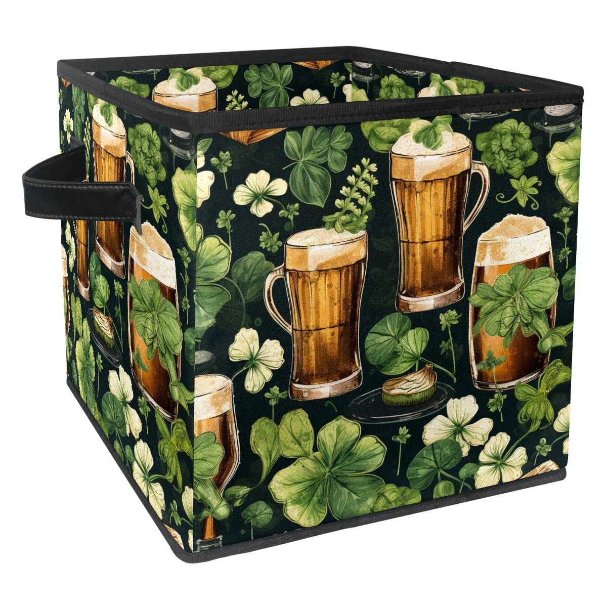 FeBohao Storage Boxes Bins Oxford with Cardboard Cube Foldable Clutter ...