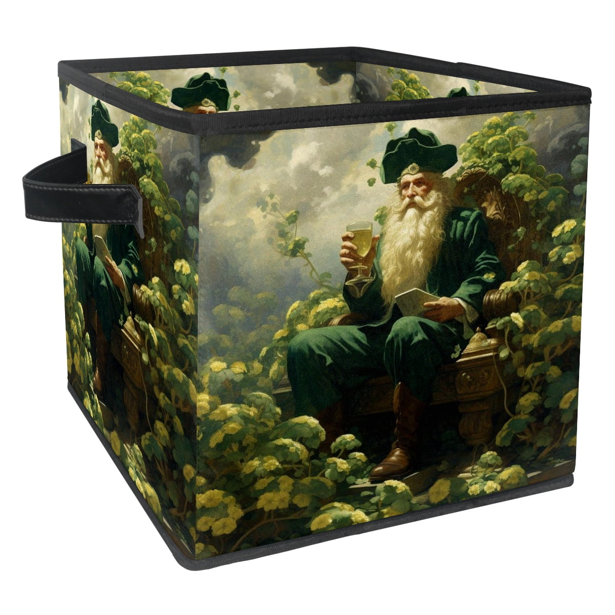 FeBohao Storage Boxes Bins Oxford with Cardboard Cube Foldable Toy ...