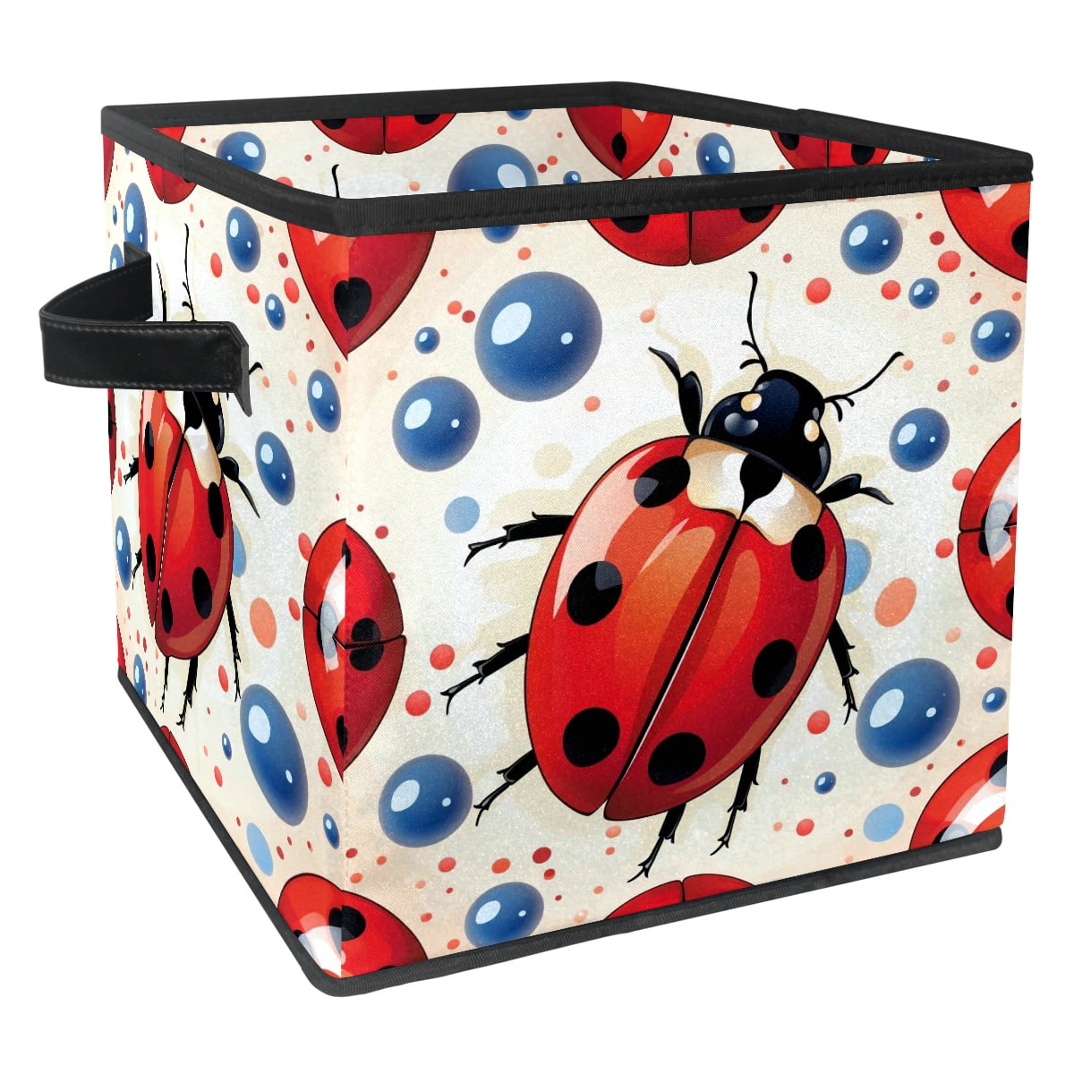 FeBohao Storage Boxes Bins Oxford with Cardboard Square Foldable Sock ...