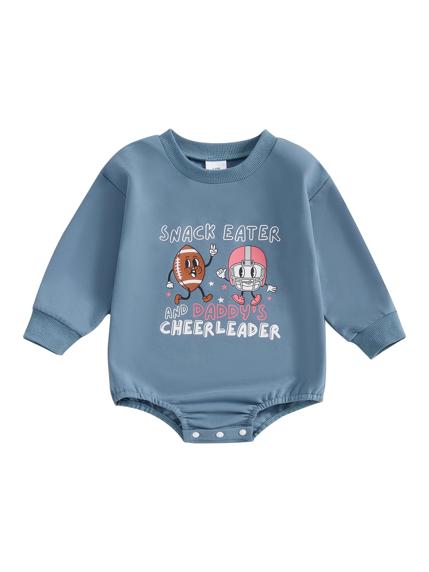 FeMereina Baby Girls Boys Sweatshirts Rompers Letter Rugby Print Bodysuits - Walmart.com