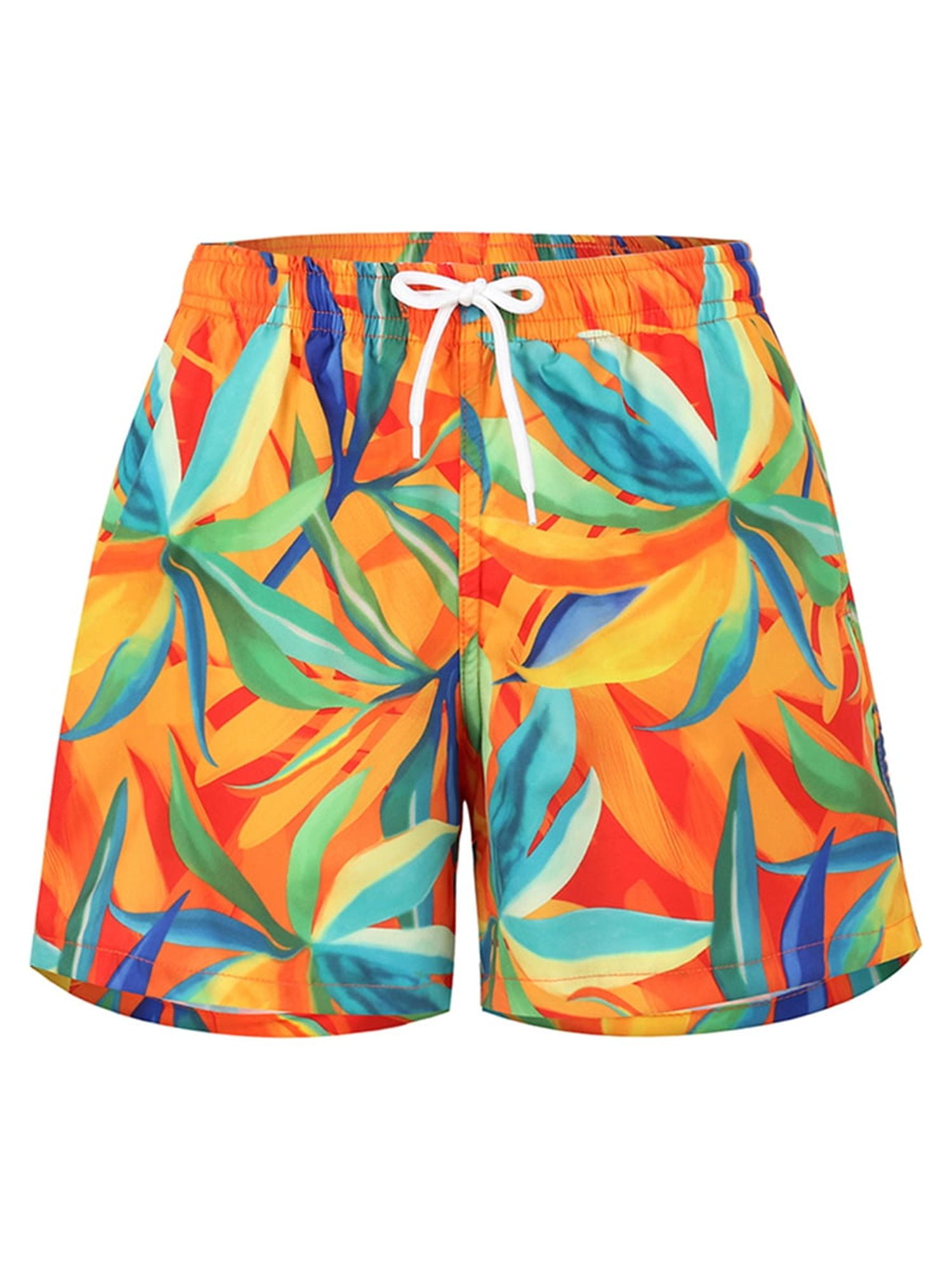 FeMereina Family Matching Swimwear Fashion Print Father and Son Swim ...