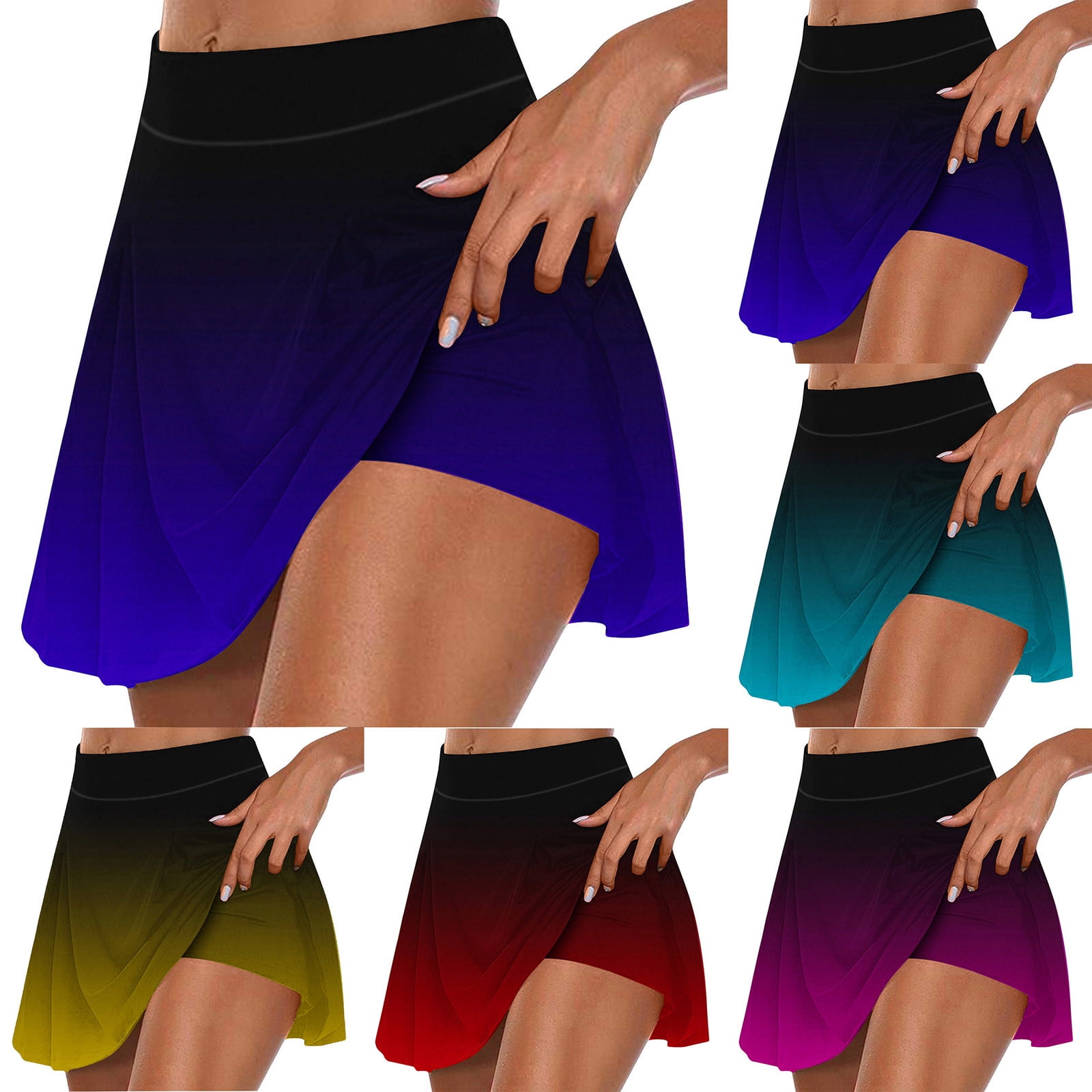 Feancey Golf Skorts for Women Summer Running Mini Skirts 2025 Trendy ...