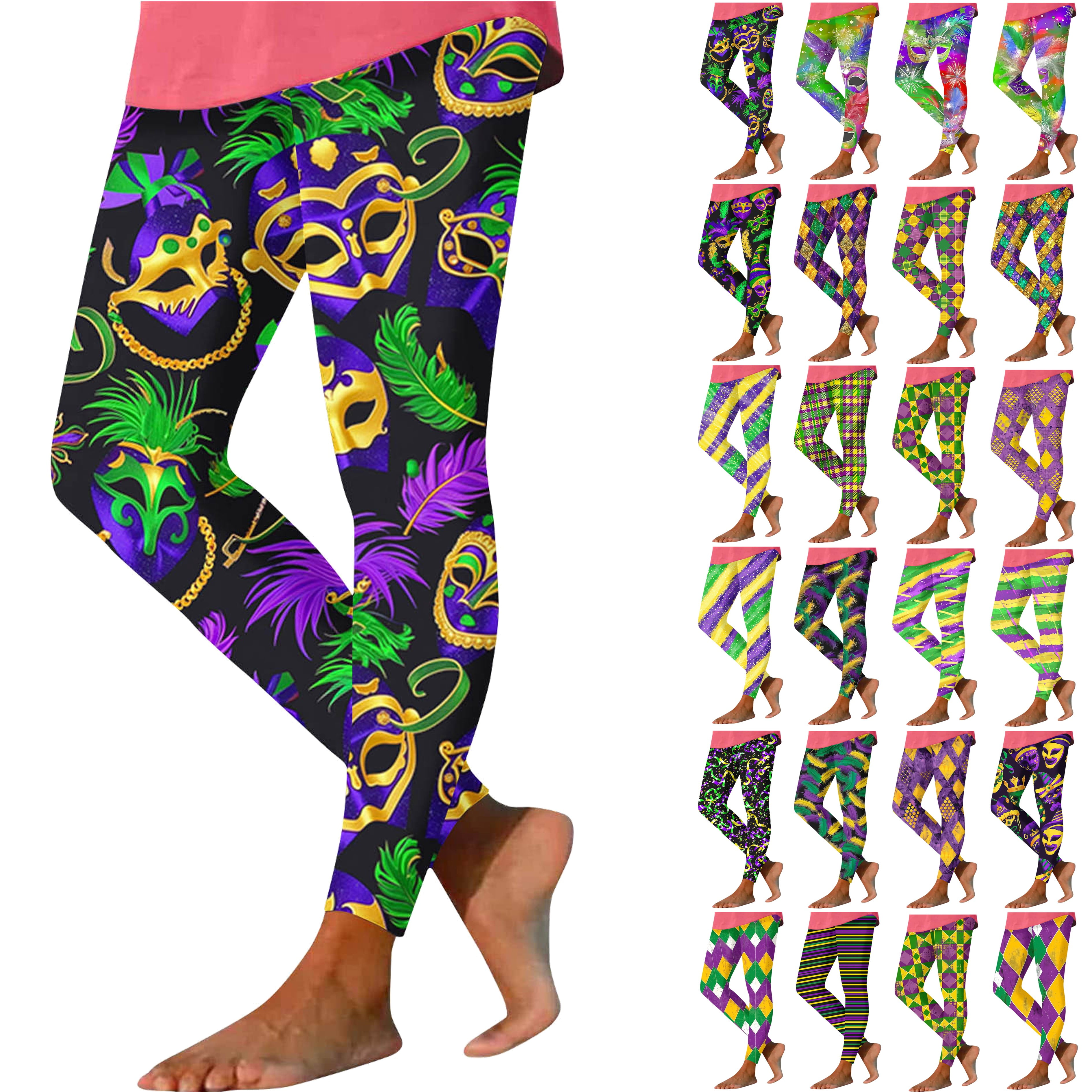 Feancey Prime Sales Today Clearance Holiday Print Leggings for Women ...