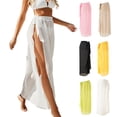 Feancey Sarong Cover Up Womens Bikini Coverups Side Lace Up Swimsuit ...