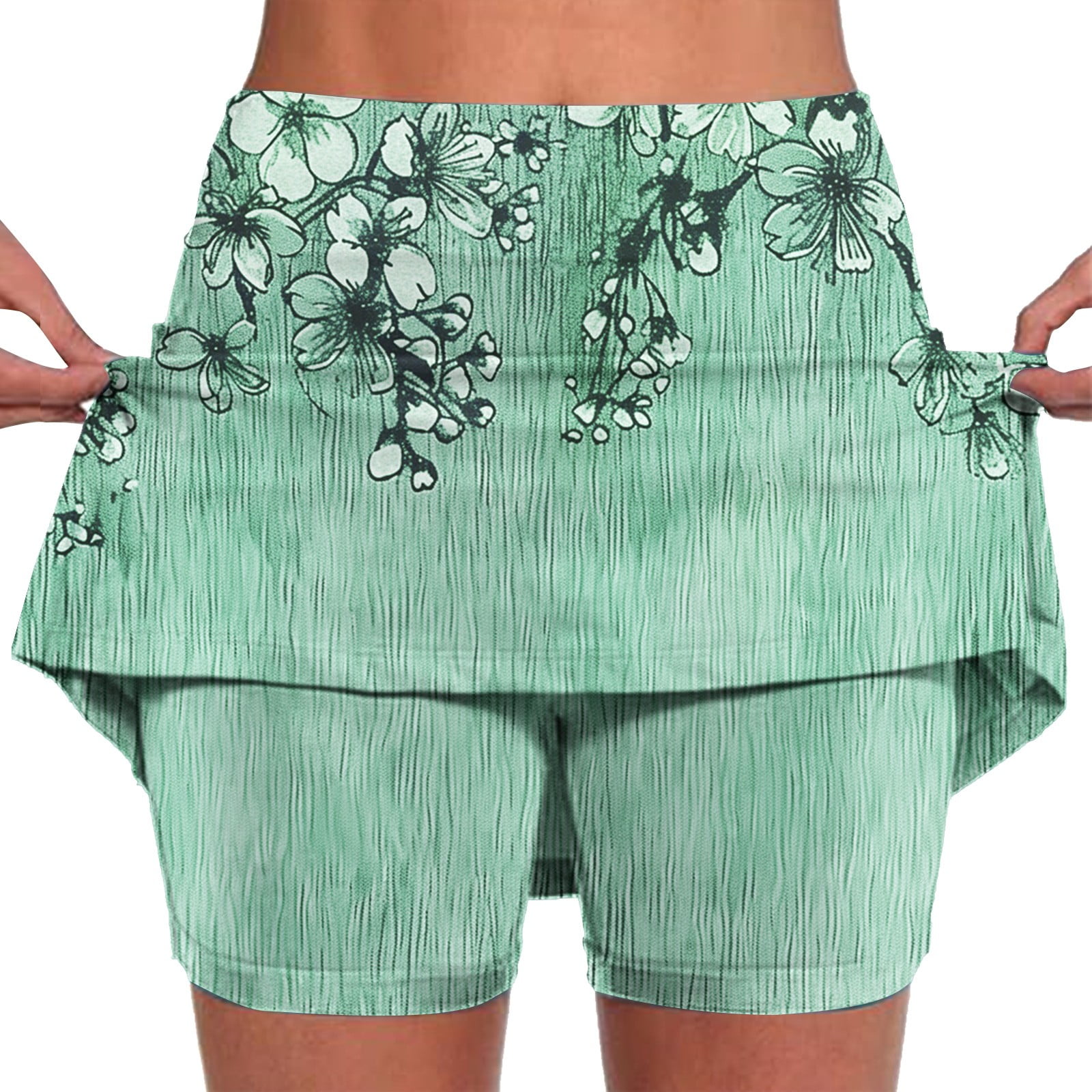 Feancey Tennis Skorts for Women with Pockets Plus Size Casual Golf ...