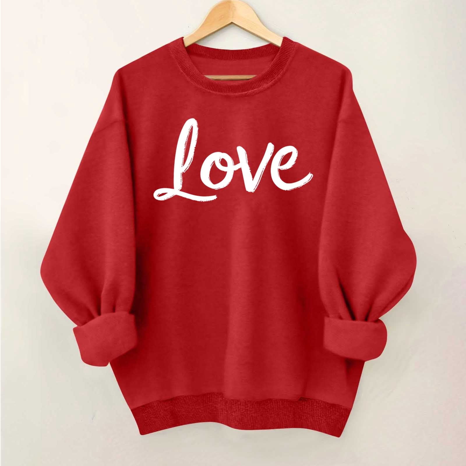 Feancey Women's Holiday Sweatshirts Crewneck Long Sleeve Shirt Cute ...