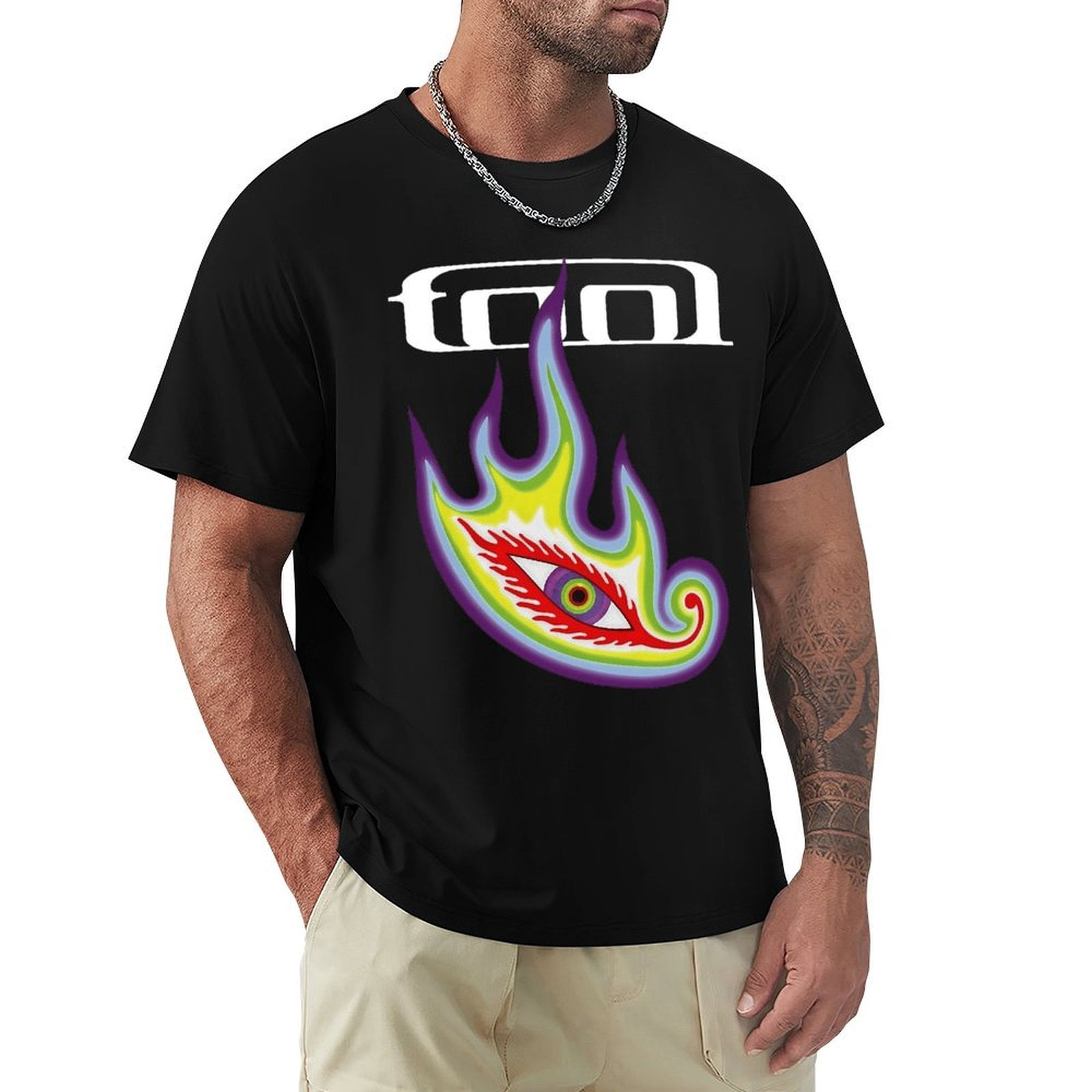 Fear Inoculum Tool Men's T-shirt Graphic Short Sleeve Shirts Tees Round ...