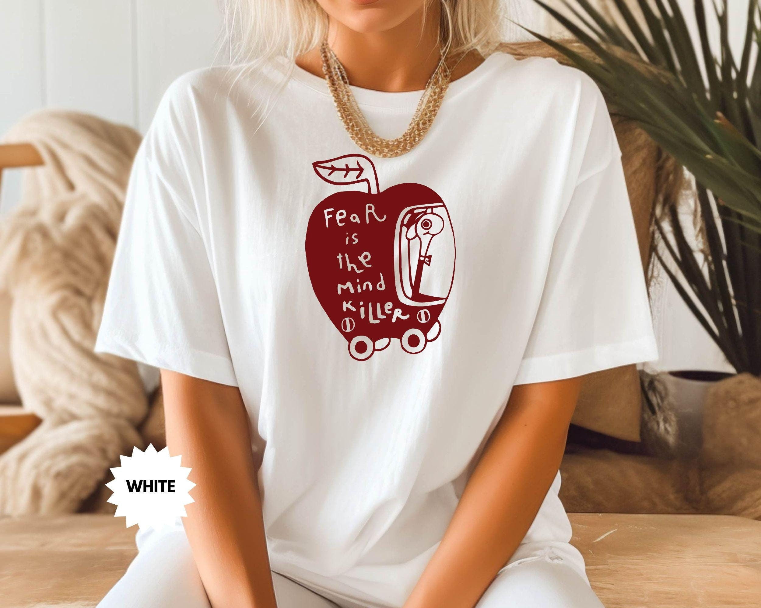 Fear Is The Mind Killer Shirt, Funny Worm Shirt, Mental Health ...