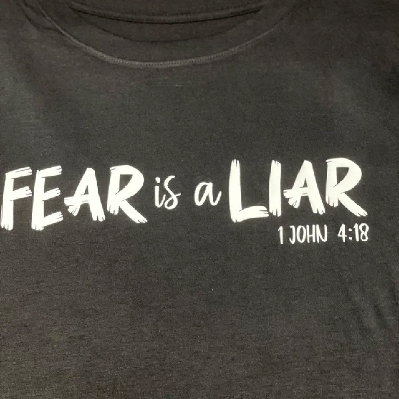 Fear Is A Liar shirt, 1 John 4:18 shirt Cut File, Christian shirt ...
